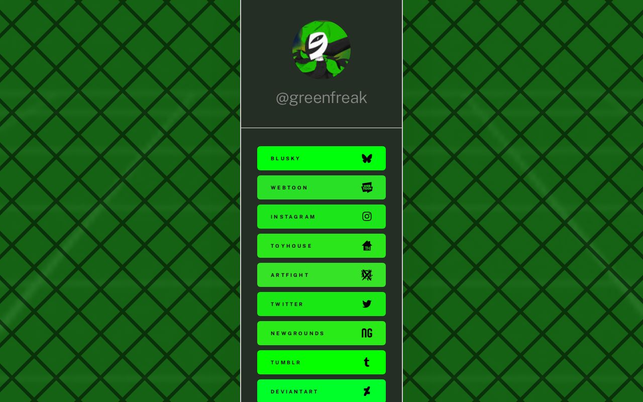 Green Freak's Socials